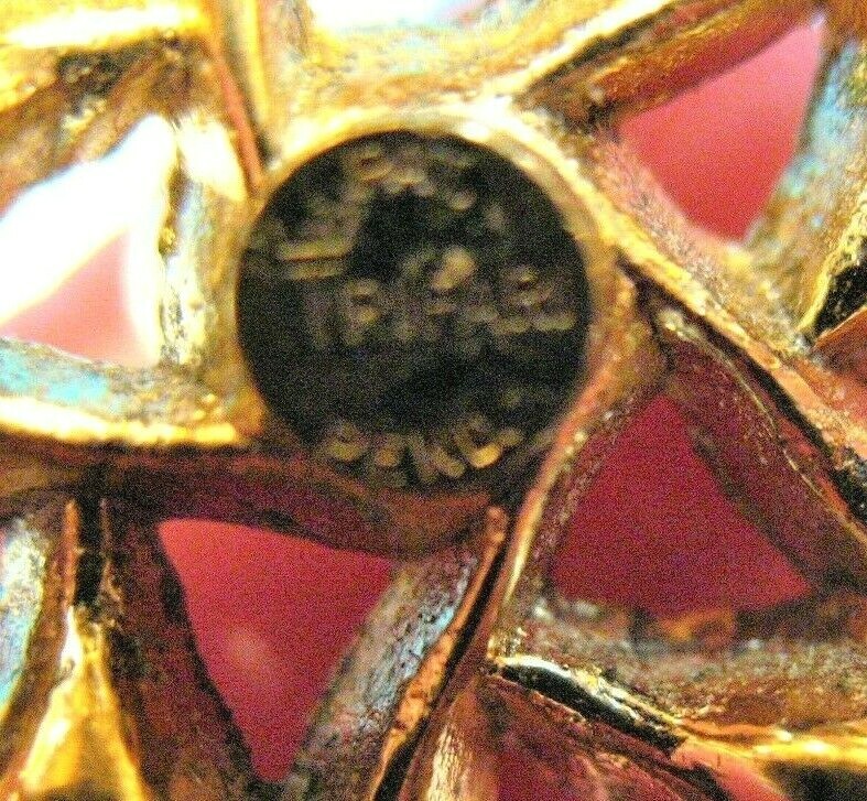 CROWN TRIFARI GOLD PEARL RHINESTONE LARGE PIN VINTAGE 2 INCHES | eBay