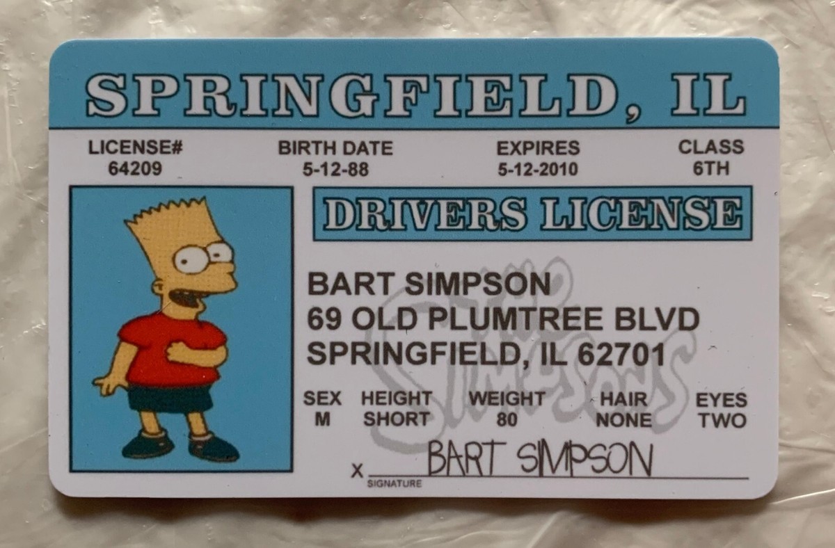Licensed The Simpsons Bart