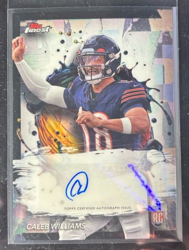 2024 Topps Finest Football - Caleb Williams - Rookie Auto | eBay