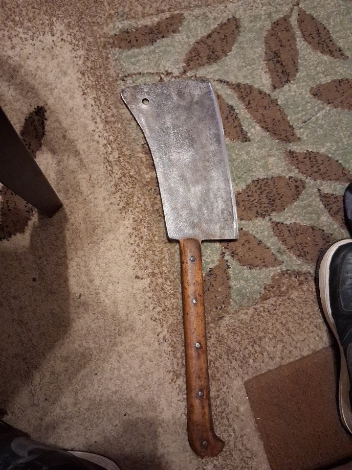 Antique Hog Splitter Meat Cleaver Large 23" Long Butcher Tool | eBay