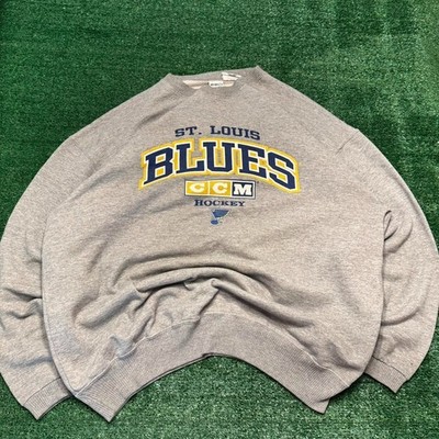 Vintage St Louis Blues CCM Hockey Crewneck Sweatshirt VK02352 | eBay