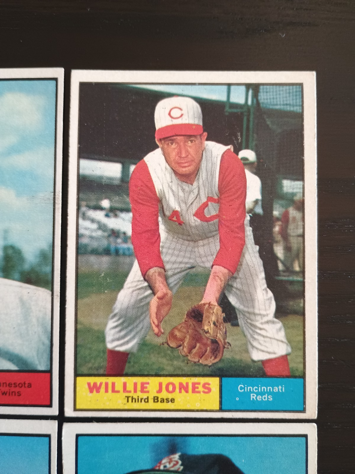 1961 Topps Baseball 6 Card Lot Semi High Numbers - Consolo, Bridges ...