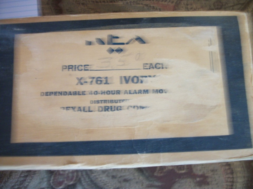 EMPTY BOX Rex Clocks NO CLOCK Antique vintage wind up alarm clock | eBay