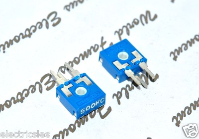 4pcs- ACP CA9 M H2.5 500K Type C Trimmer Potentiometer 9mm-CA9MH2.5 ...