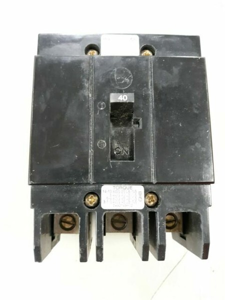Cutler Hammer GHB3040 3 Pole 40A G-Frame Molded Case Circuit Breaker ...