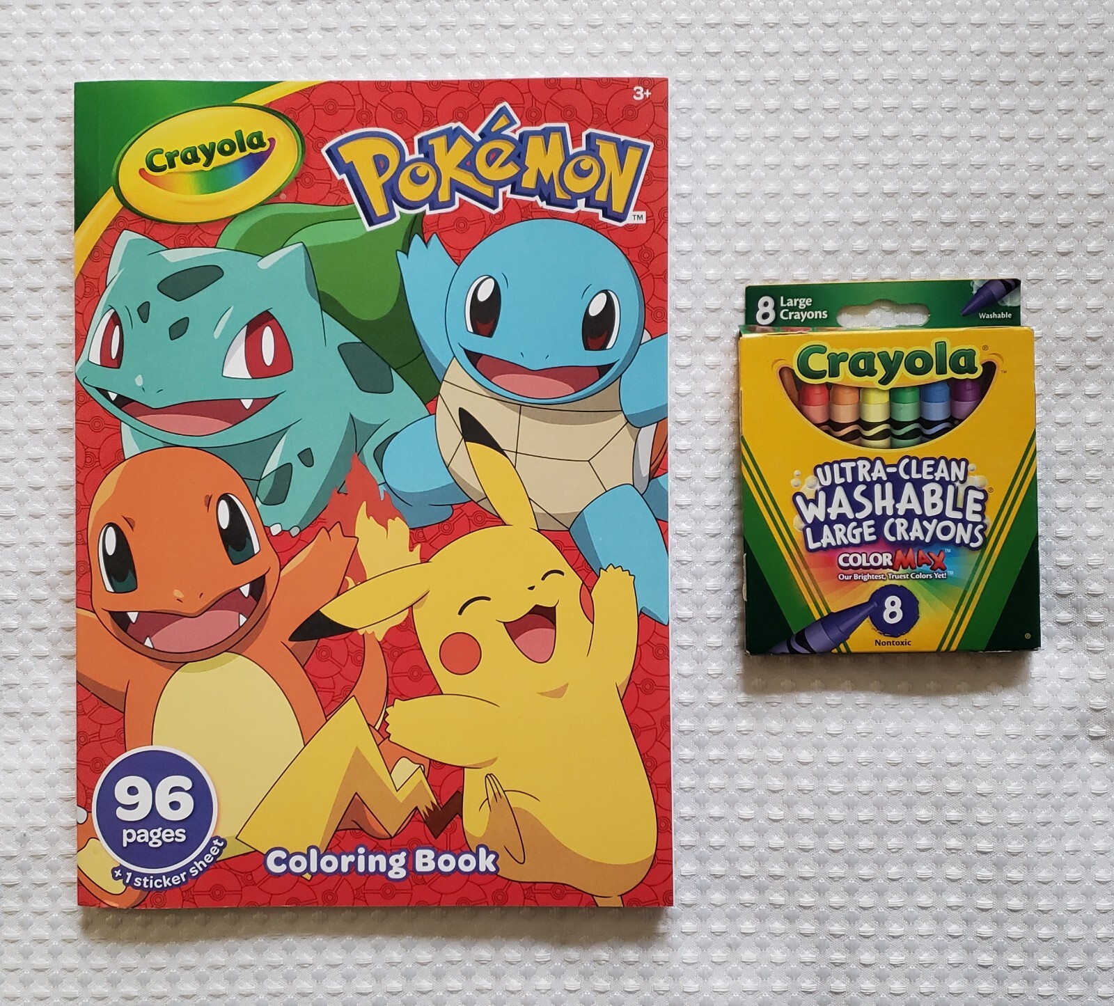 Crayola Pokemon 96 Page Coloring Book with Crayons 8 Count | eBay