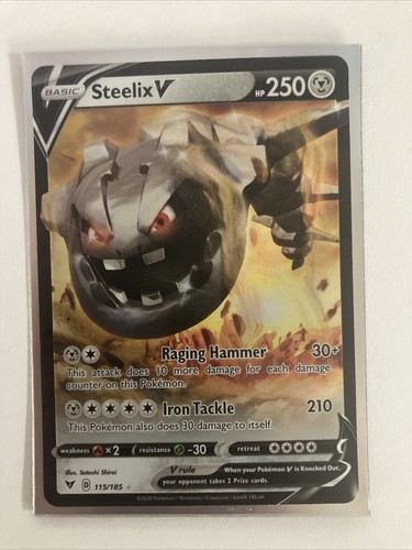 Steelix V - 115/185 Vivid Voltage Ultra Rare NM Pokemon TCG | eBay