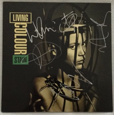 Living Colour “Stain” Vinyl - Import Holland - Autographed/Signed ...