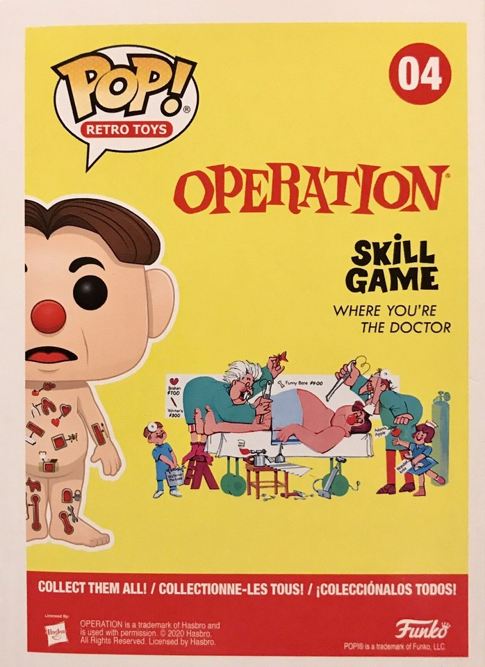 FUNKO POP CAVITY SAM OPERATION RETRO GAME COLLECTION 10% Charity | eBay