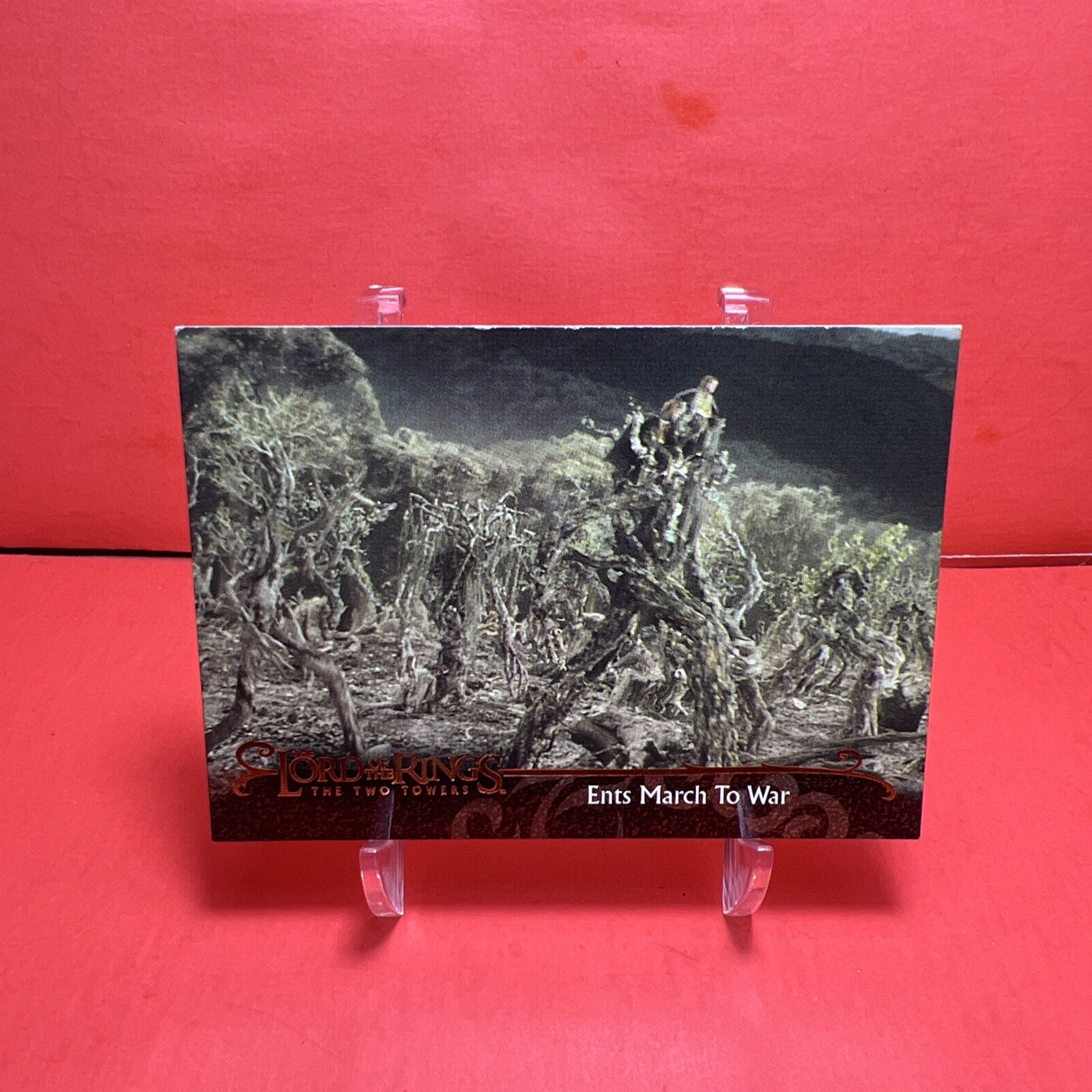 2003 Topps Lord of the Rings The Two Towers Movie Card Ents March To ...