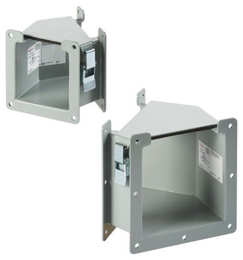 Hoffman F66LE45C, 6"" x 6"", NEMA 12, Outside Opening, 45D Wireway ...