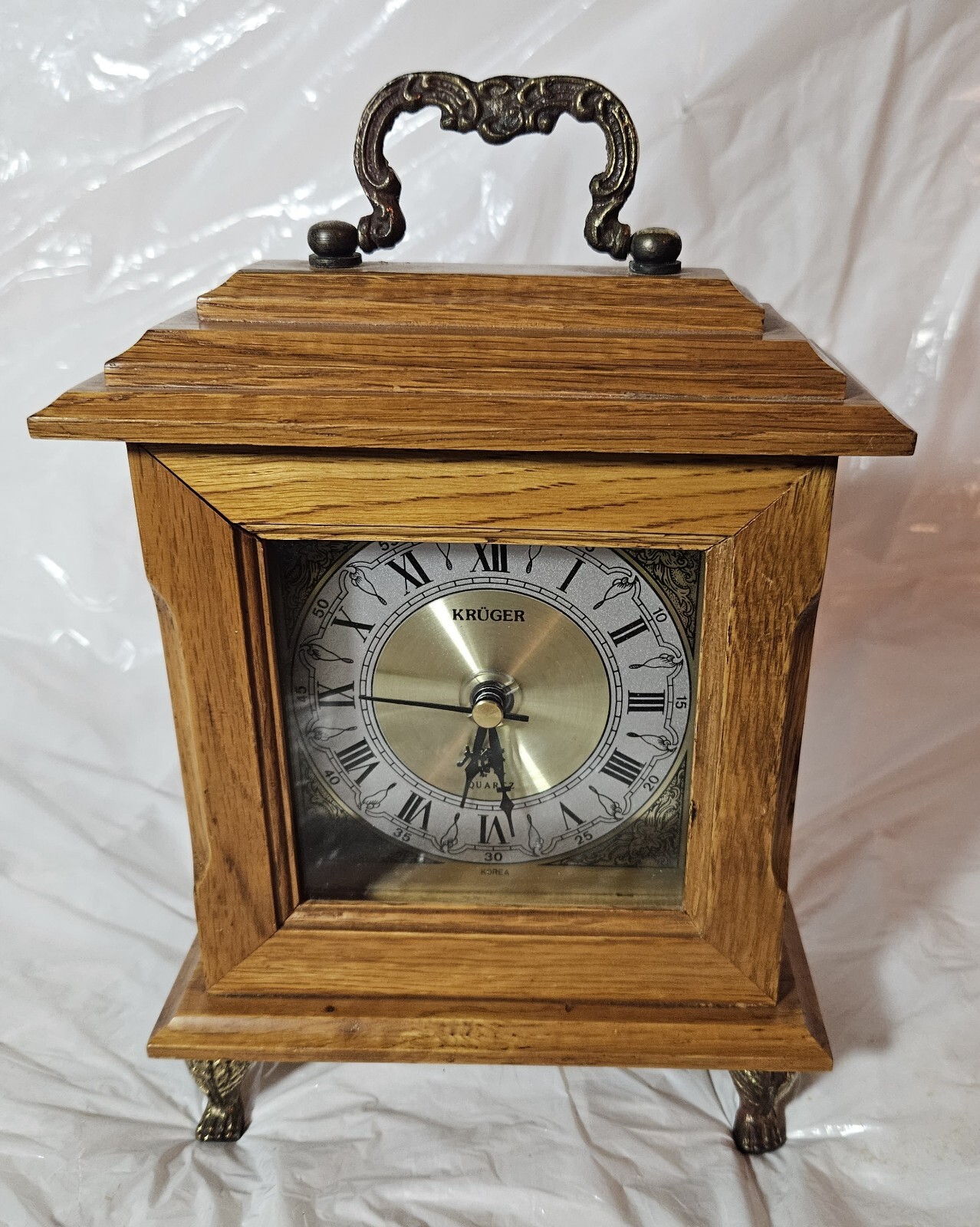 Vintage Kruger Claw Foot Shelf Clock | eBay