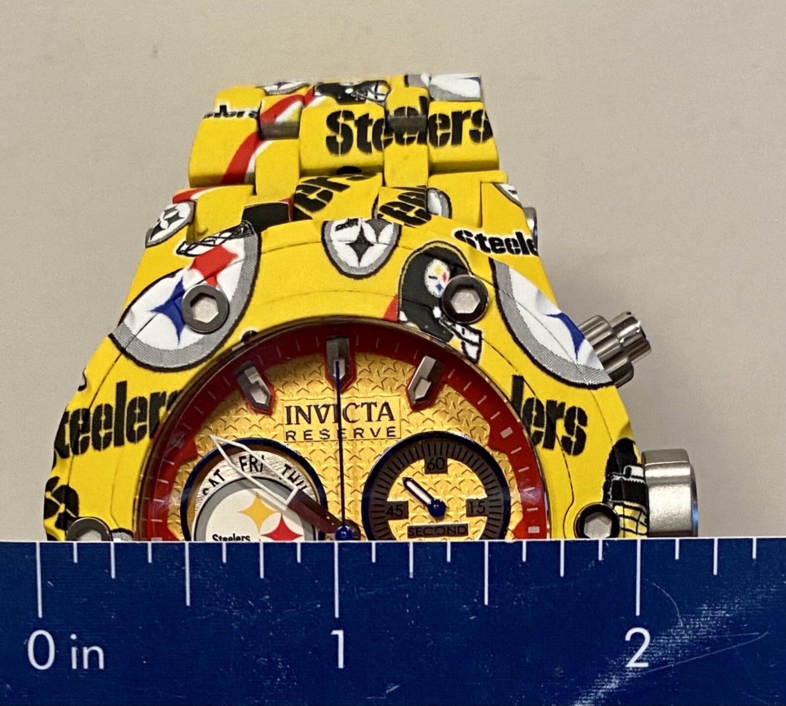 52mm STEELERS-NFL | GRAFFITI Subaqua Specialty | Swiss Z60 Chrono ...
