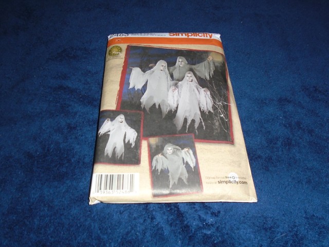 Simplicity 2486 Unisex Ghost Costume Sewing Pattern Uncut for sale ...