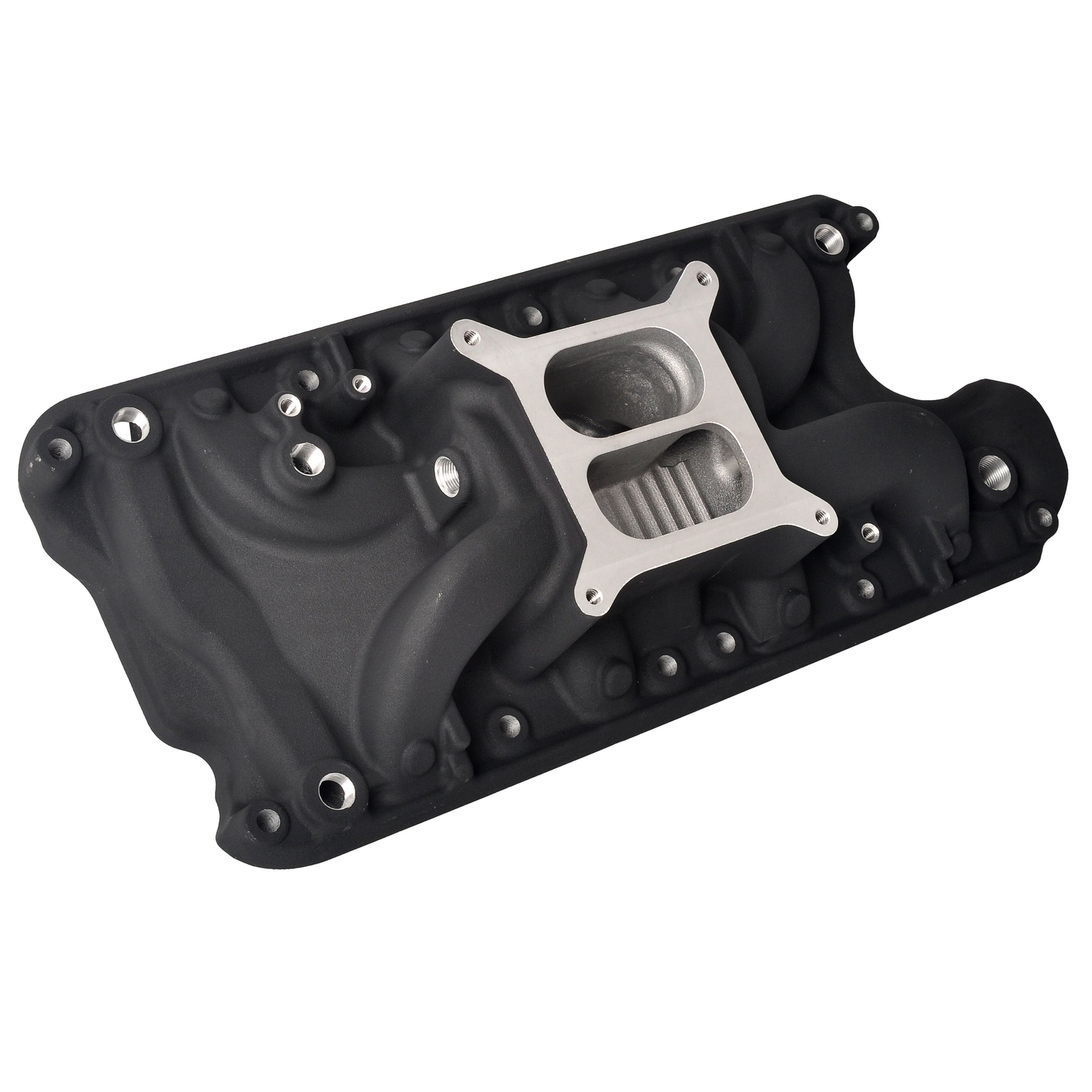 Intake Manifold Aluminum Dual Plane Black for Small Block Ford SBF 260 ...