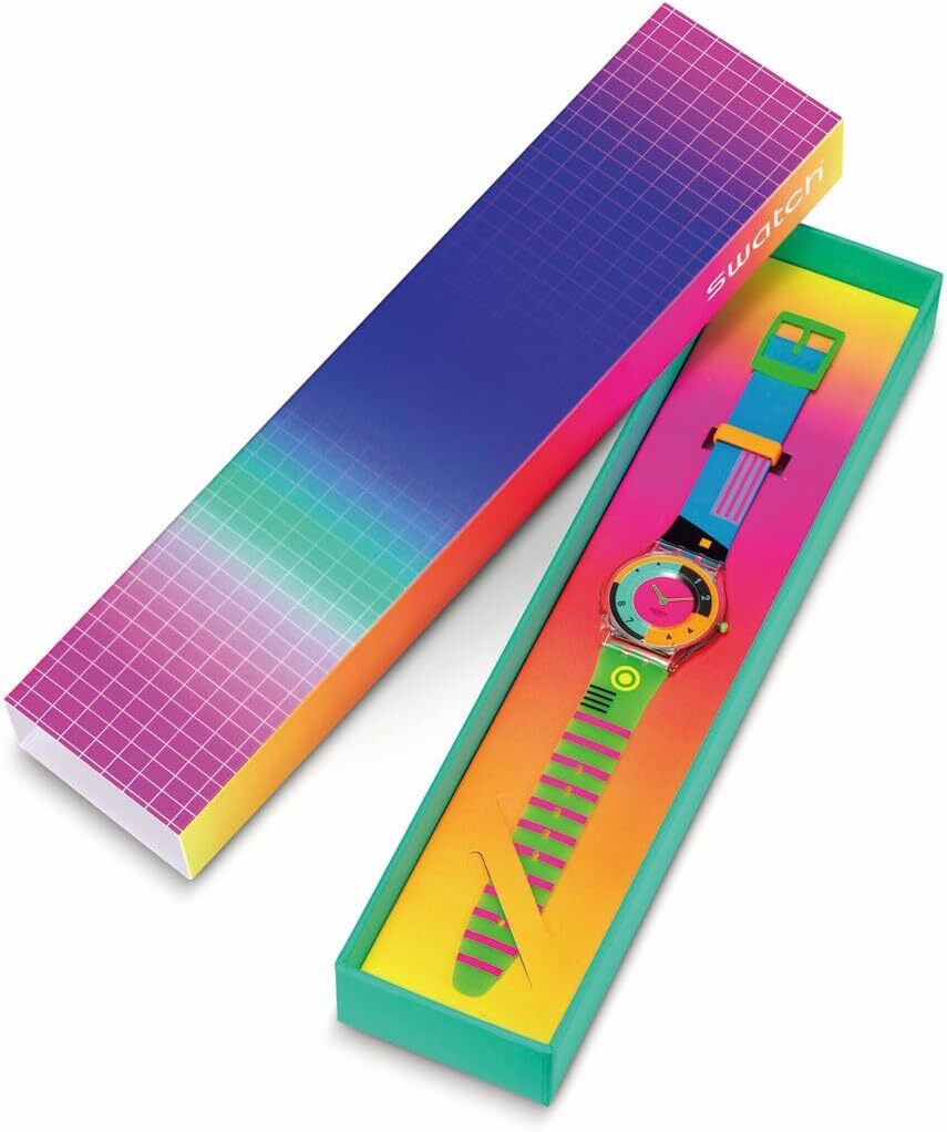 Swatch Skin NEON HOT RACER Wristwatch Men's Women's SS08K119 Swiss made ...