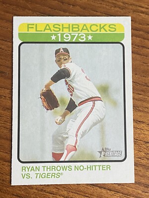 2022 Topps Heritage Card Flashbacks 1973 Nolan Ryan BF-11 nm/mint | eBay
