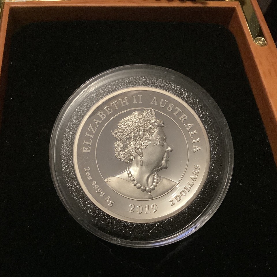 Total 3 Australia 2019 Double Dragon & 2020 Double Pixie Silver Proof ...