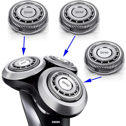 SH90 Replacement Heads Compatible with Philips Norelco Shaver Series ...