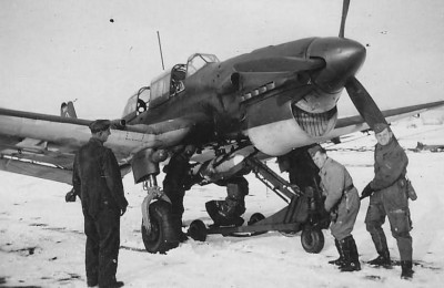 WW2 WWII Photo German Luftwaffe Junkers Ju 87 Stuka Bomb Loading World ...