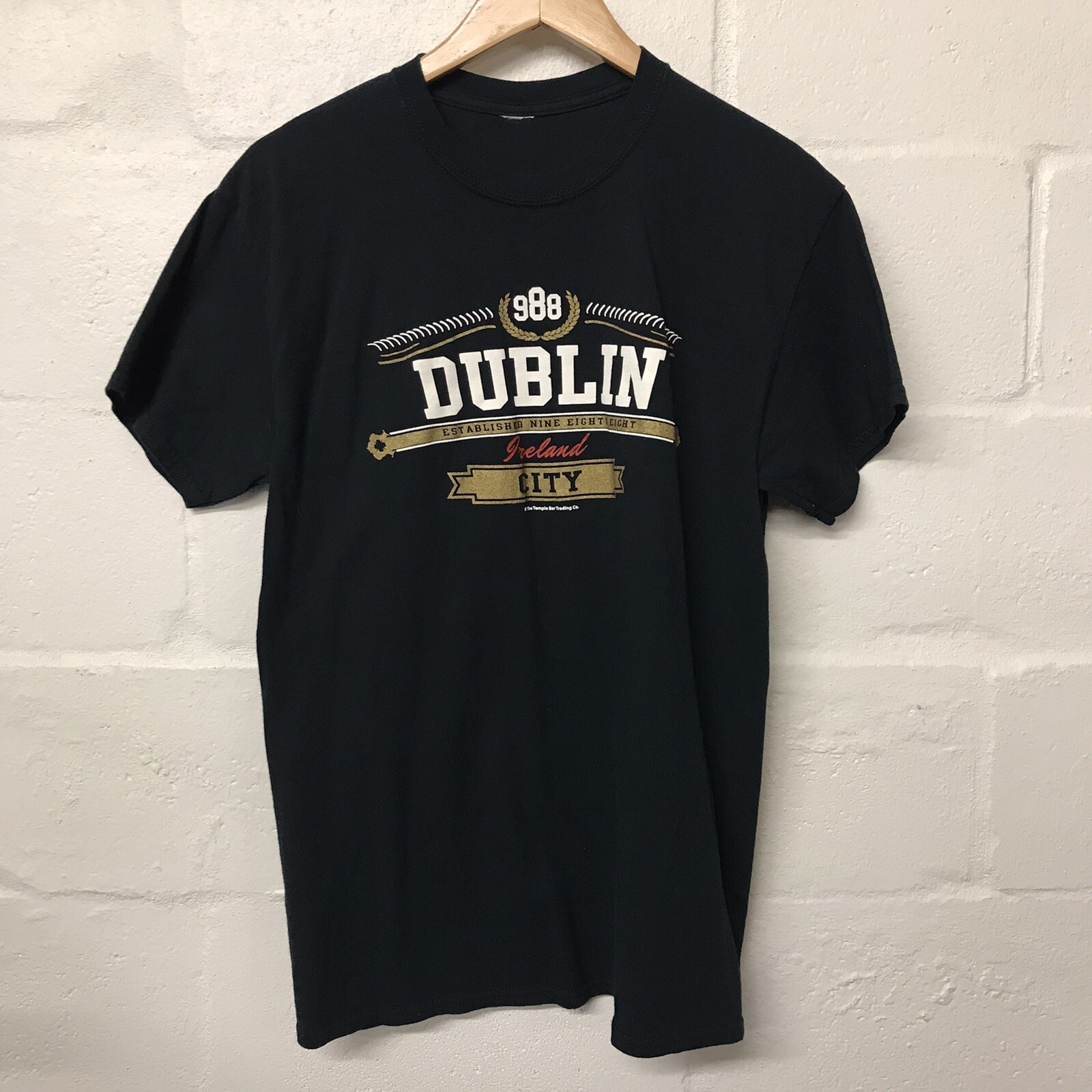 Dublin Ireland City 988 Temple Bar Trading Mens Sz. M… - Gem