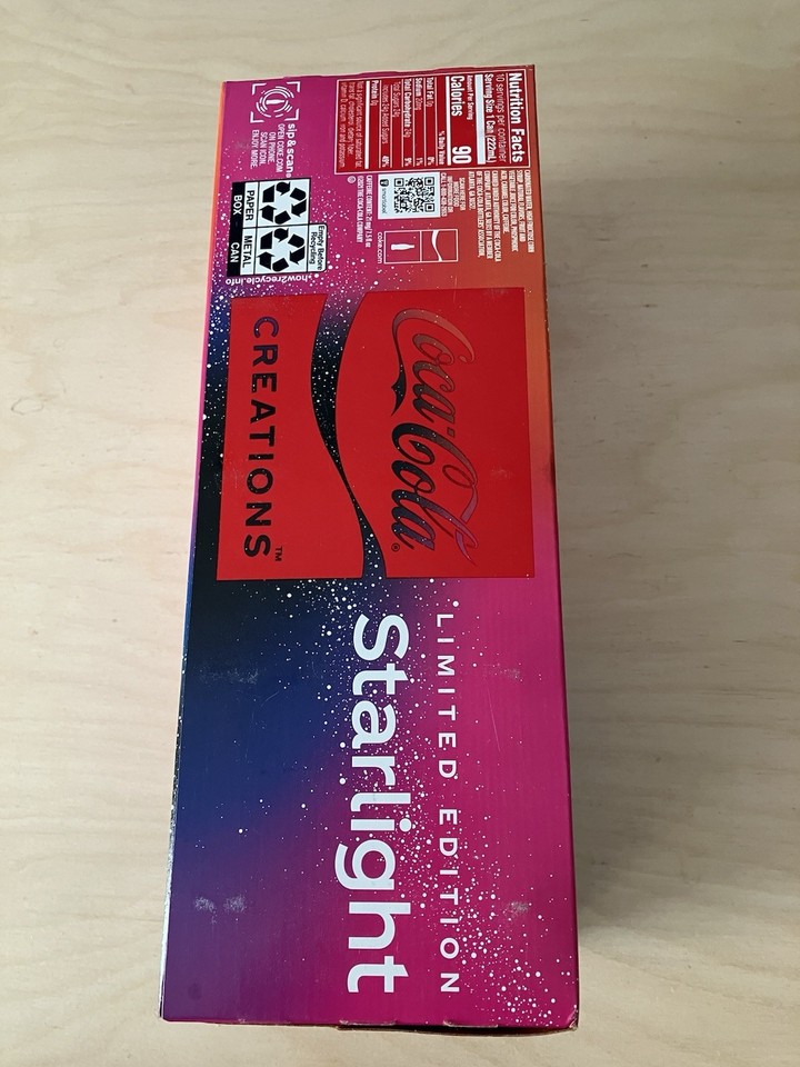 Coke starlight Zero 10 Pack UNOPENED 2022 Coca-cola 7.5 Mini Space Coke ...
