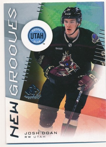 JOSH DOAN 2024-25 SP GAME USED EDITION NEW GROOVES #NG-13 UTAH HOCKEY ...
