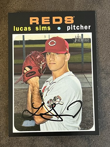 2020 Topps Heritage High Number Short Print #712 Lucas Sims | eBay