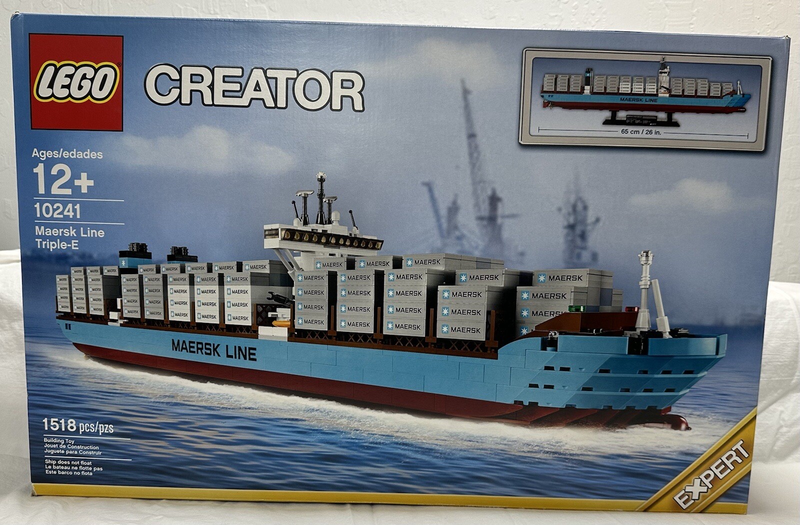 LEGO Container Ship Maersk Line Triple-E 10241 CREATOR EXPERT in Sealed ...