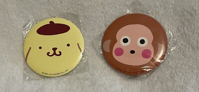 Sanrio Pom Pom Purin Monkichi Pocket Mirror 3" 2013 Set Of 2 | eBay