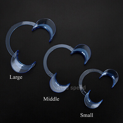 C-Shape Mouth Opener Dental Teeth Whitening Lip Cheek Retractor Fun ...