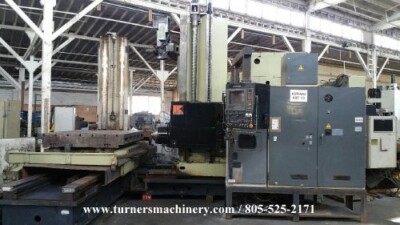 5" KURAKI KBT13-DXA CNC HORZANTAL BORING & MILLING WITH FANUC 15M CNC ...