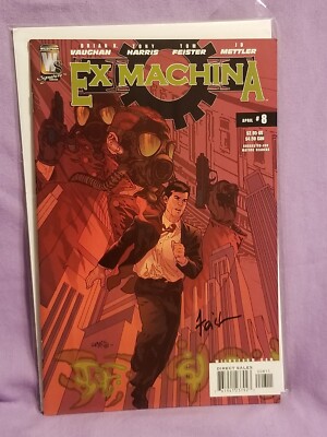 Ex Machina #8 SIGNED by Tom Feister - Wildstorm/DC Comics Tony Harris ...