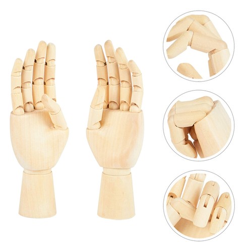 2 Pcs Mannequin Head Puppet Hand Human Proportion Model Models | eBay