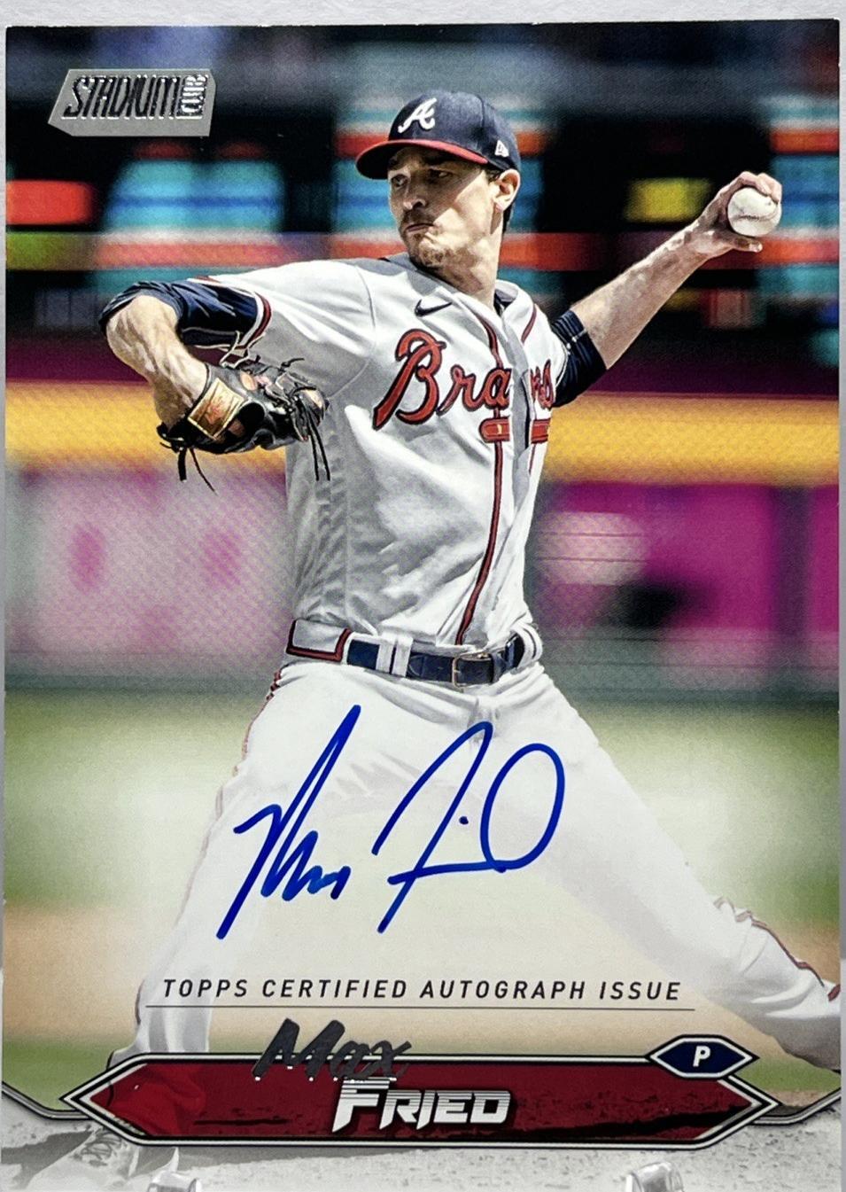 2024 Topps Stadium Club - Autographs Max Fried #SCBA-MF (AU) for sale online | eBay