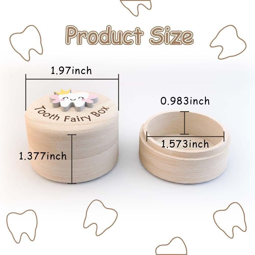 Collecting Teeth Umbilical Cord Box Wooden Tooth Storage Box | eBay ...
