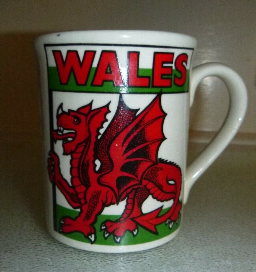 Vintage The Welsh Beaker Company Wales Mug Made in Wales Dragon Mug | eBay