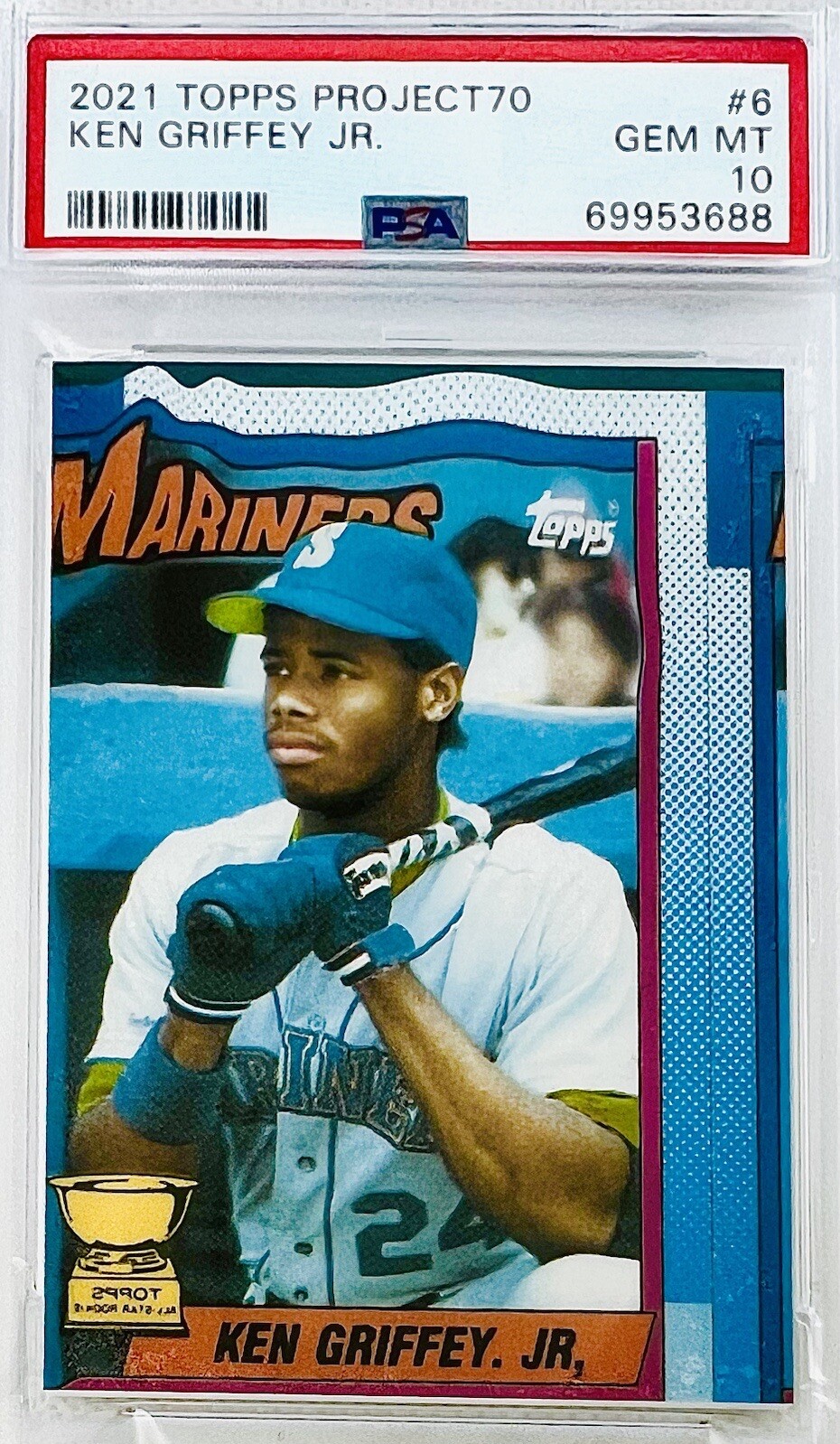 2021 Topps Project 70 Ken Griffey Jr. Bobby Hundreds #6 PSA 10 💎 PSA ...