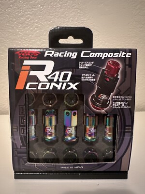 Project Kics R40 Iconix Neo Chrome Locking Lug Nuts M12x1.25 | eBay