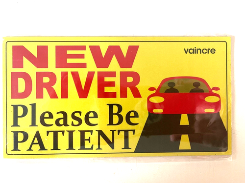 New Driver Please Be Patient Car Magnet | eBay