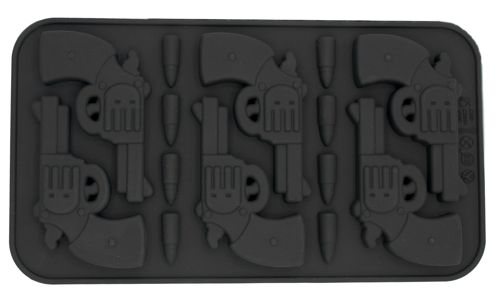 Gun NRA Revolver Molds Chocolate Soap Tray Bullet DIY Epoxy Resin 6 ...