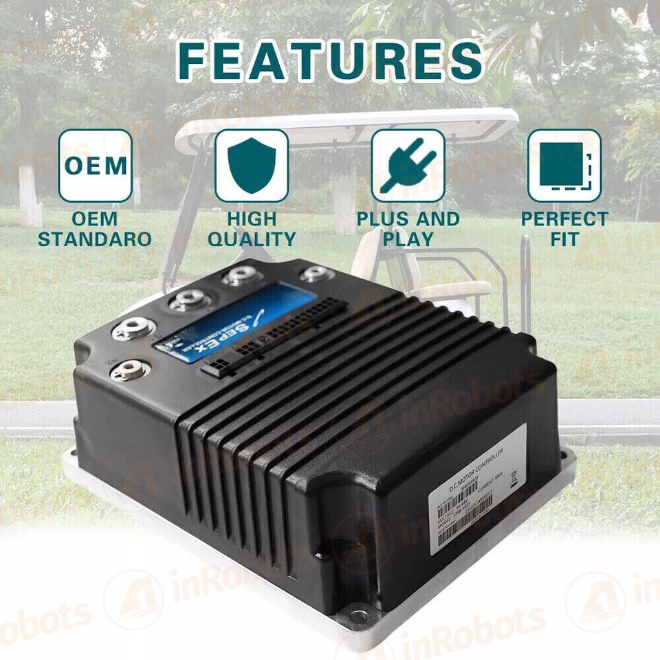 48V 400A DC Motor Speed Controller for Curtis Ezgo Club Car Golf Cart ...