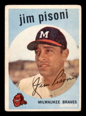 1959 Topps Baseball #259 Jim Pisoni VG | eBay Australia