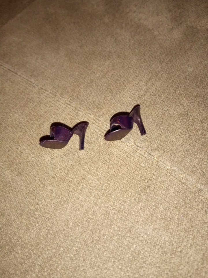 Vintage Barbie Doll 1959 "Commuter Set" Original Deep Blue Shoes! Rare ...