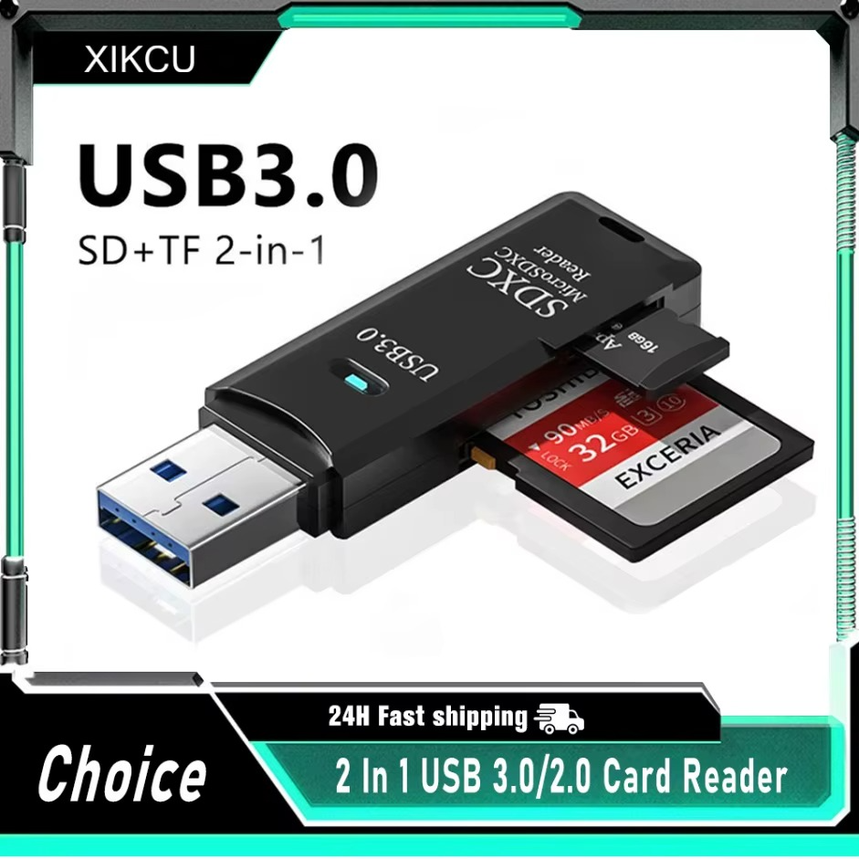 USB3.0 SD Card Reader for PC Micro SD Card to USB Adapter for Camera ...
