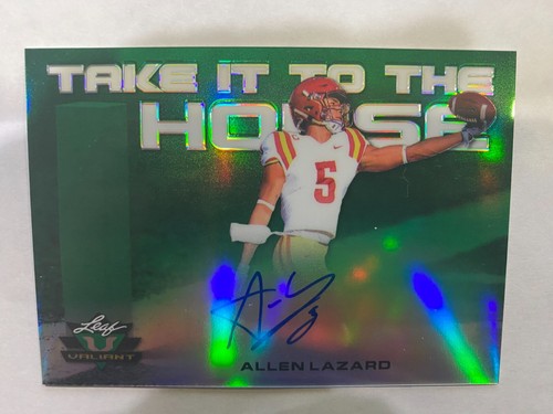 2018 Allen Lazard Leaf Auto Rookie Card Packers ISU Take It To The ...