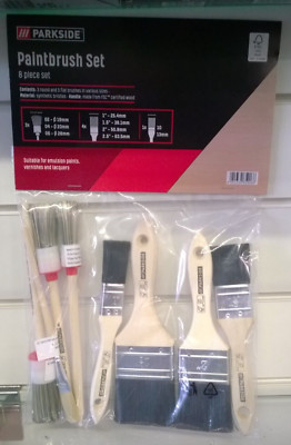 Parkside DIY Paintbrush Set (8 Pieces) | eBay UK