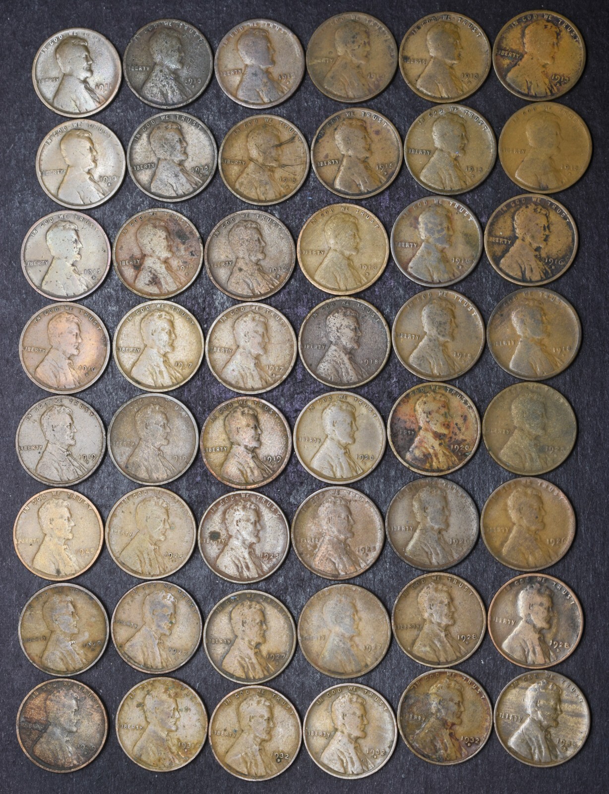 1911-1933 Denver Lincoln Wheat Penny 1C 48 Coin Lot - COINGIANTS - | eBay