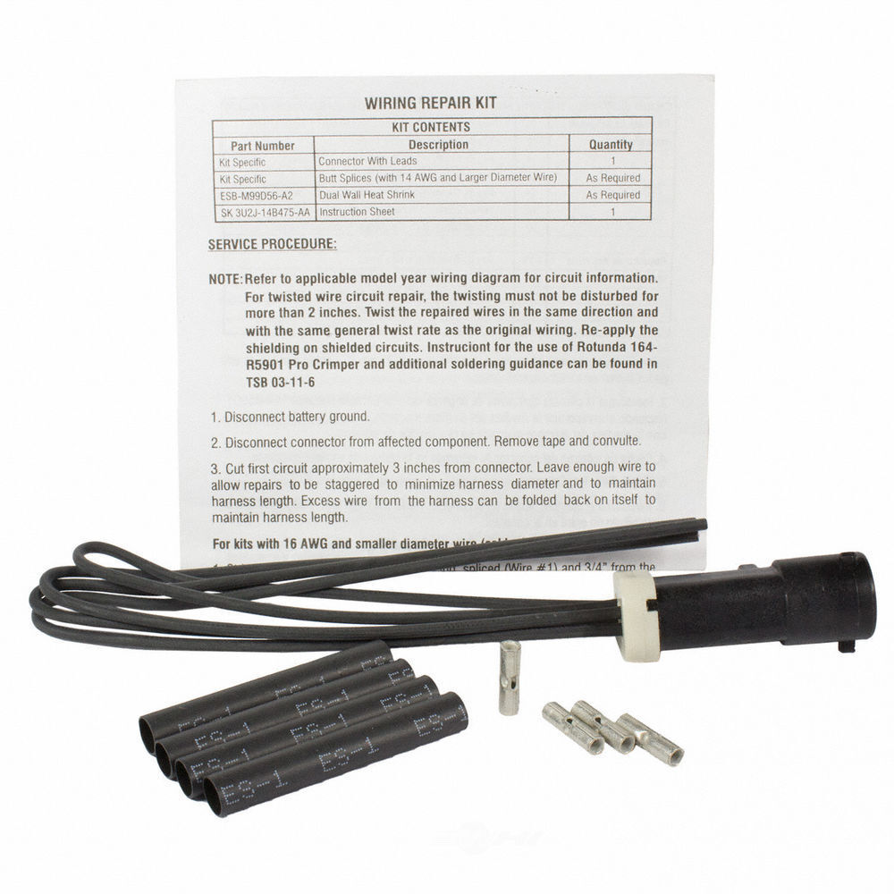 Ignition Knock (Detonation) Sensor Connector-Connector Motorcraft WPT ...