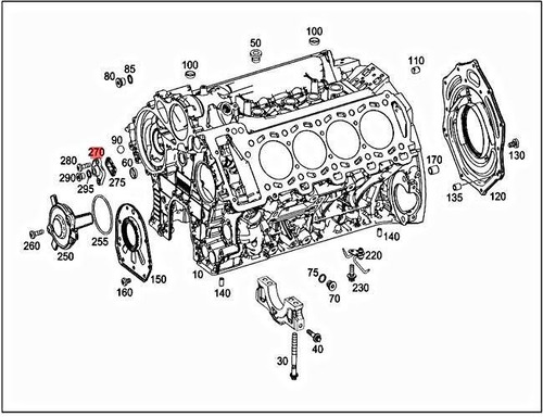 Genuine MERCEDES Timing case Expansion plug 1120150630 | eBay